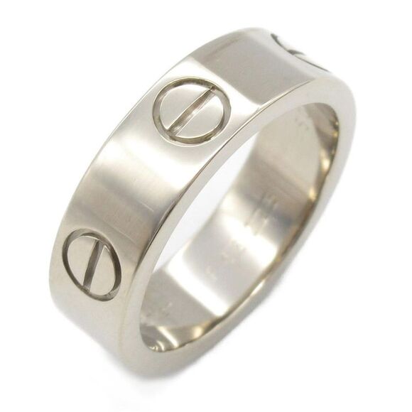 Cartier | Accessories | Pre Loved Cartier Love Ring Men Metallic Silver ...